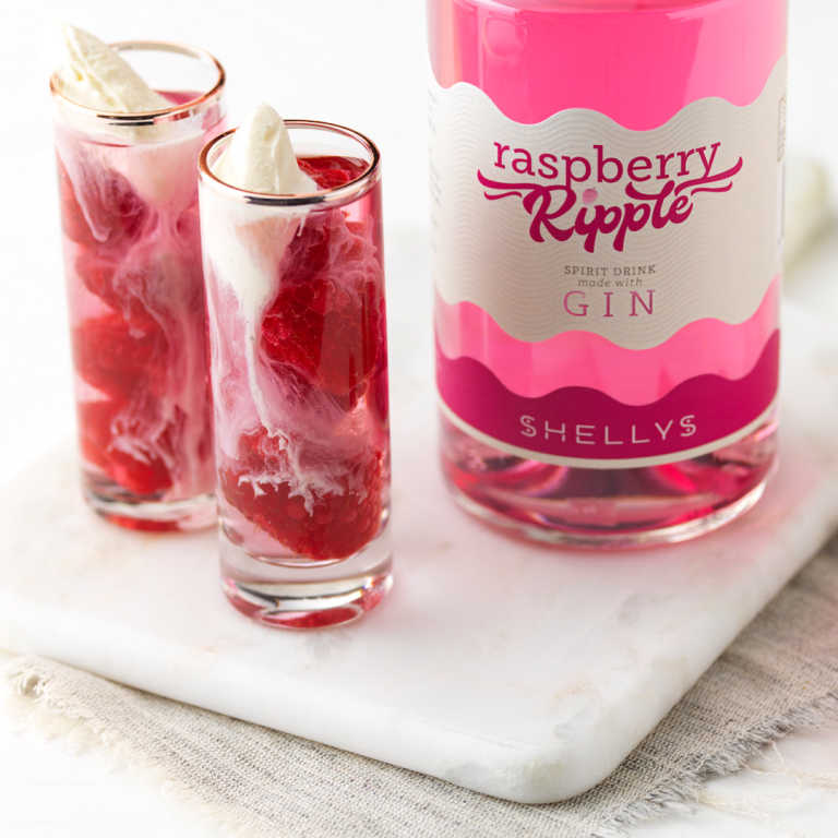 Raspberry Ripple Gin based spirit drink - Shelly's Drinks