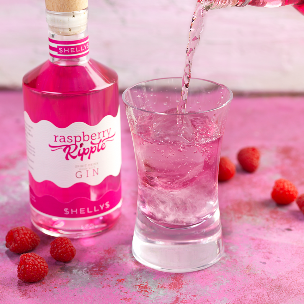 Raspberry Ripple Gin based spirit drink - Shelly's Drinks